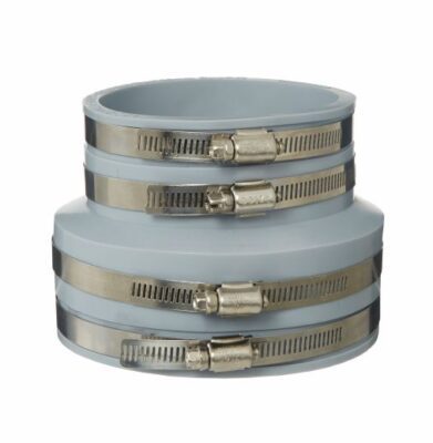 Aztec Aussie Connector 100mm EW-PVC D/C Grey - Aztec Australasia