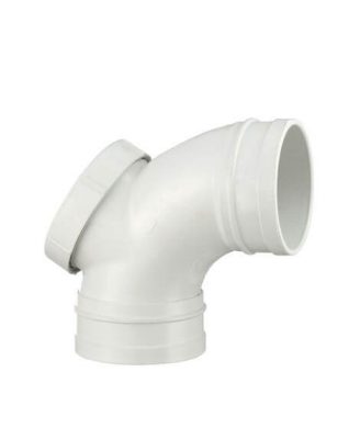 DWV Rear Inspection Bend F/F 65mm x 90° - Aztec Australasia