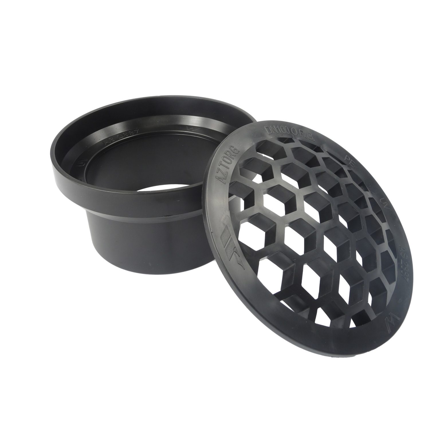 Aztec Poly Overflow Relief Gully and Grate - Aztec Australasia