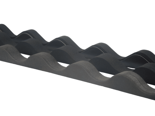 Aztec Roof Infill Custom Orb PE 915mm Black - Aztec Australasia